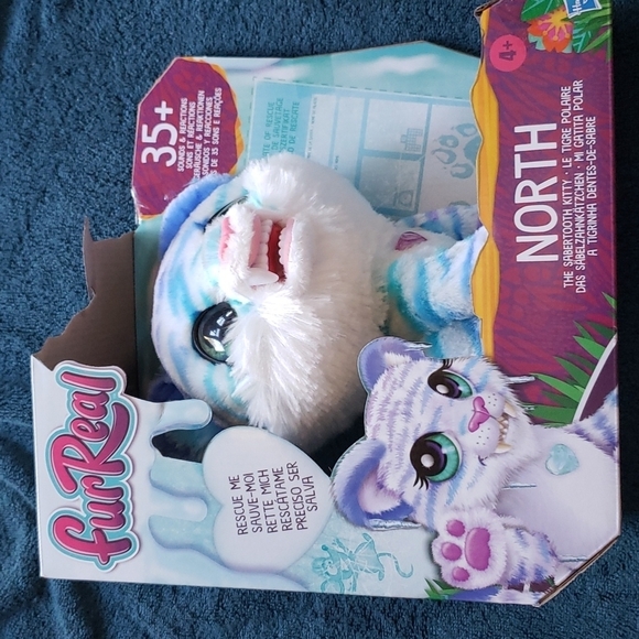 Hasbro | Toys | Furreal North The Sabertooth Kitty Interactive | Poshmark